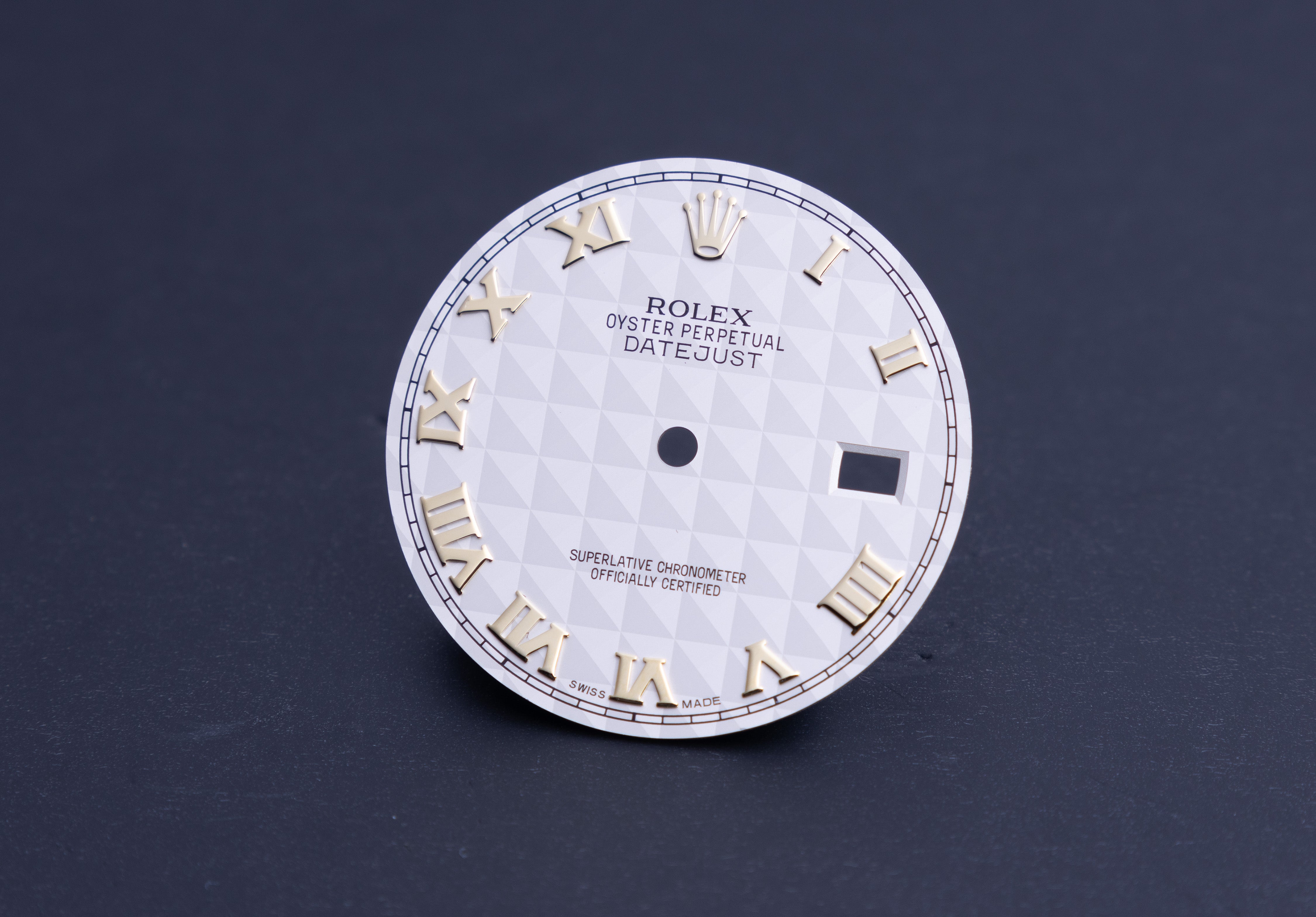 Rolex Datejust Cream Pyramid Roman Dial for 16233 FCD22151 ...
