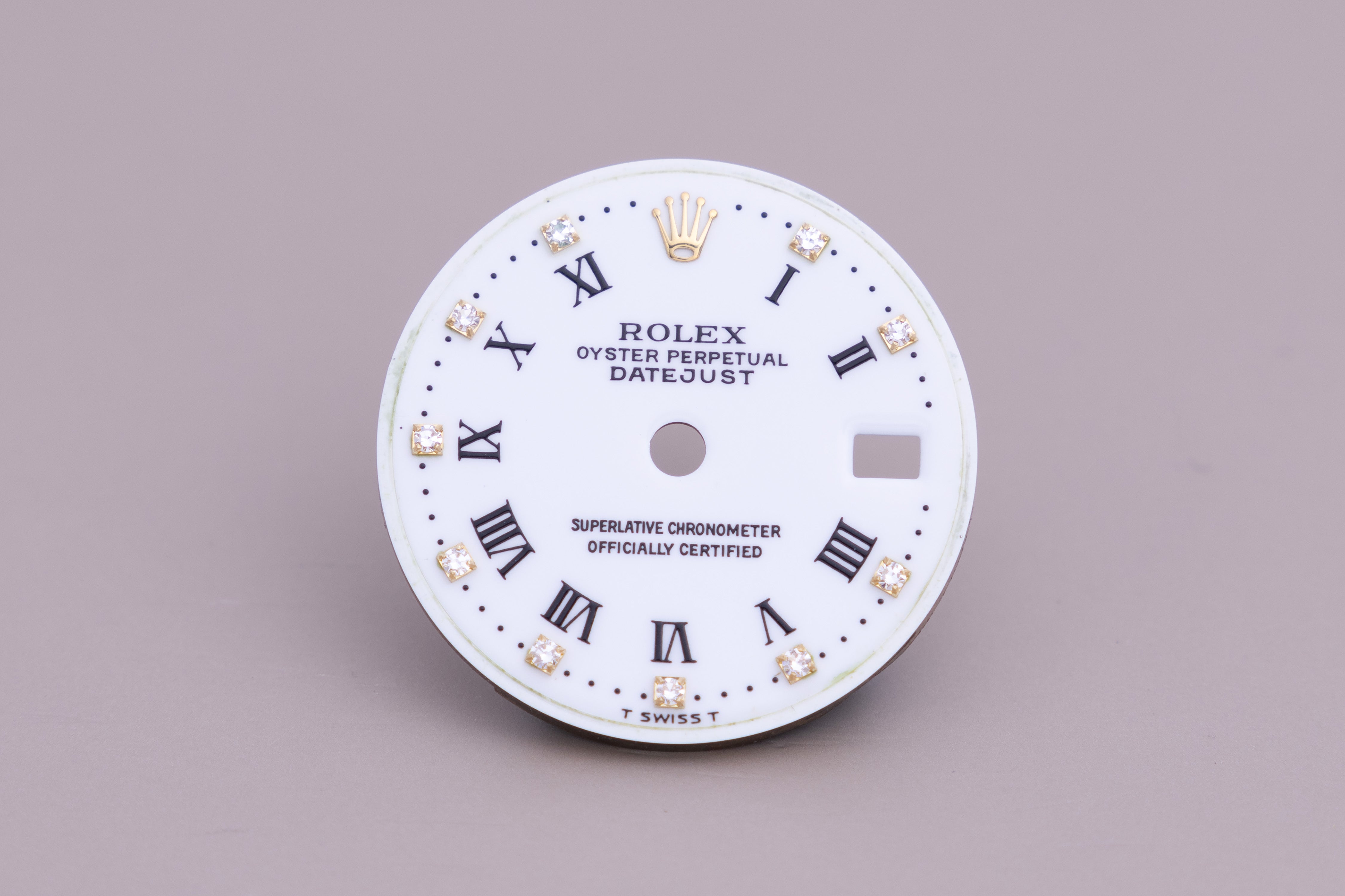 Rolex Ladies White Roman Diamond Dial for 6917 - 69173 - 69178 FCD2255 ...