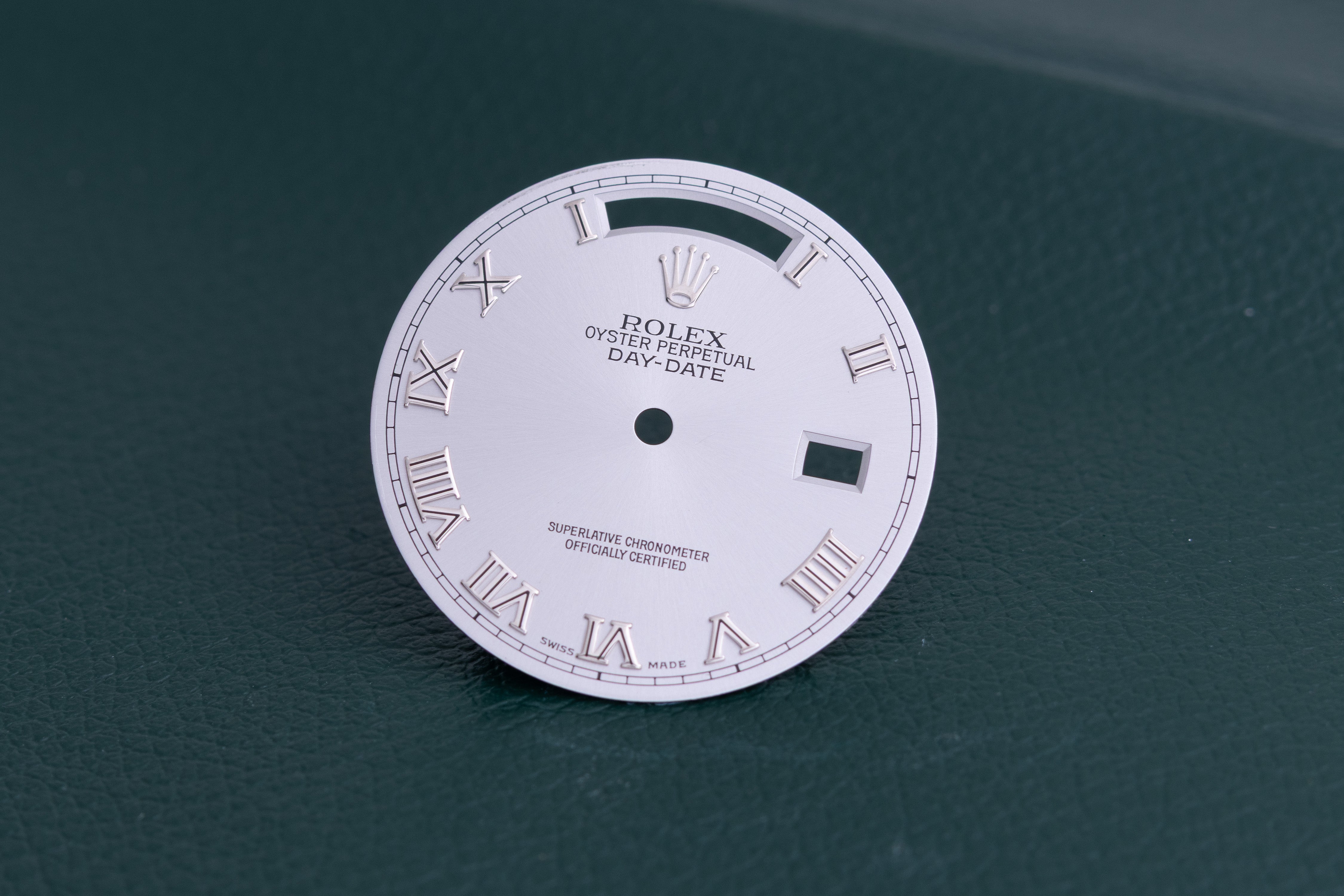 Rolex Day-Date Rhodium Roman Dial w/ hands for Model 18239 FCD26525 ...